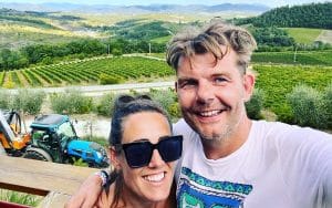 Sander Lantinga voor tweede keer getrouwd met zijn vrouw