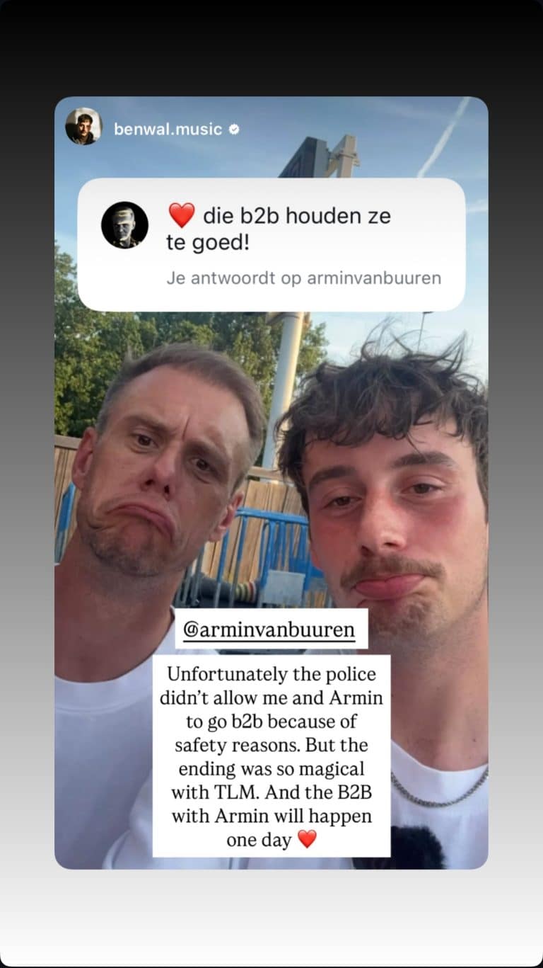 Armin van Buuren mocht om deze reden niet optreden op A10-festival