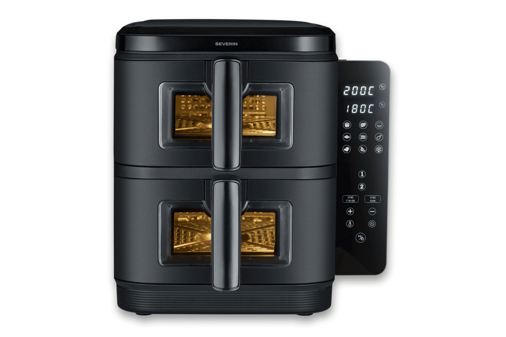 Winnen: S-Fry Duo Stack heteluchtfriteuse van Severin € 179,99